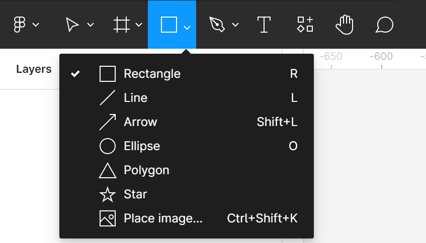 2. 기본 형태 도구(Basic Shape Tool)의 사용