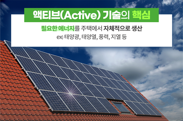 친환경 제로 에너지 주택의 완성 패시브 기술과 액티브 기술