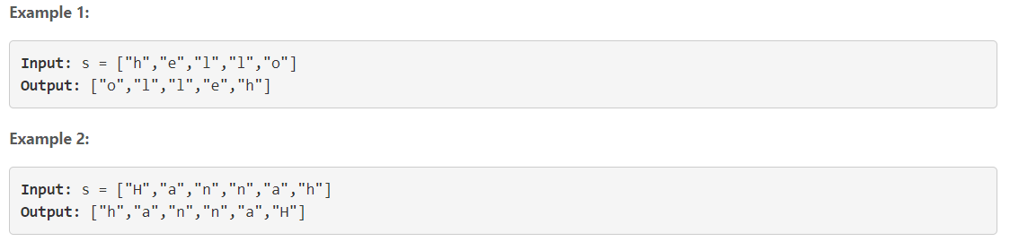 [LeetCode] Reverse String