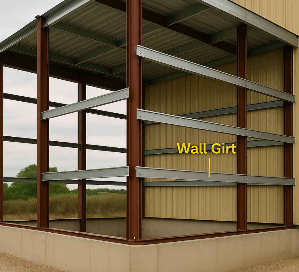 Girt와 Purlin 차이 완벽 정리 | 철골구조 핵심 부재 이해하기