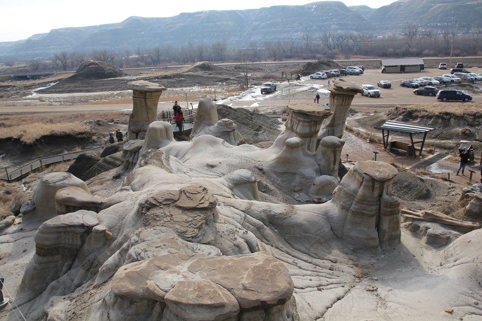 황무지 속의 보물 캐나다 드럼헬러 배드랜드