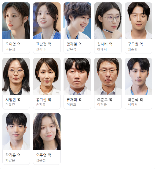 Tvn 언젠가는 슬기로울 전공의생활 몇부작 줄거리 출연진 인물관계도까지 총 정리