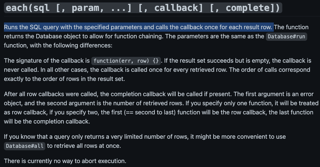 SQLite NodeJS 모듈 이용해서 CRUD 구현하기 # DBBrowser SQLite3