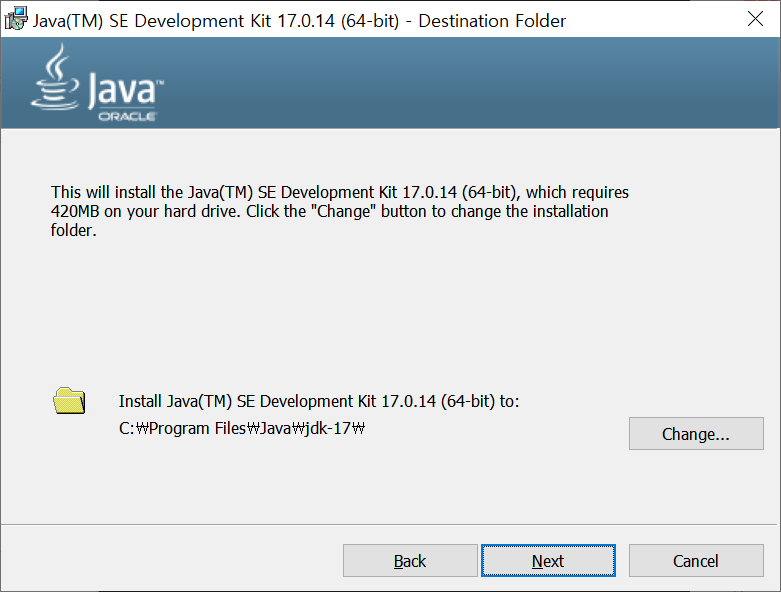 [Java] JDK 설치 (Windows 10, JDK 17) — MJ's Development Diary