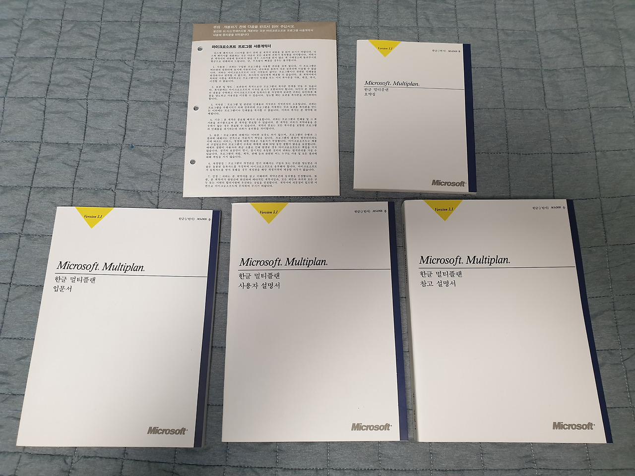 Microsoft Multiplan 3.1 패키지