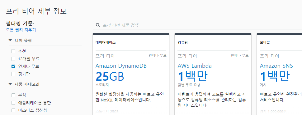 [AWS] 1.AWS 회원가입 (AWS 계정 생성)
