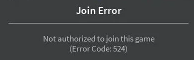 로블록스 에러코드 524 해결방법 (error code:524)
