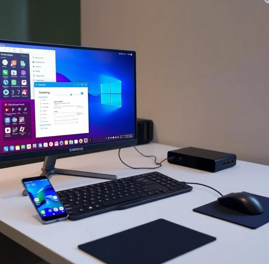 삼성폰 Dex 모드로 스마트폰을 Pc처럼 활용하는 방법