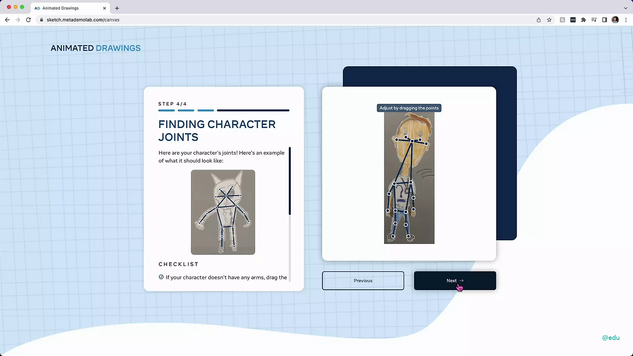 Animated Drawings 그림을 애니메이션으로 만들기