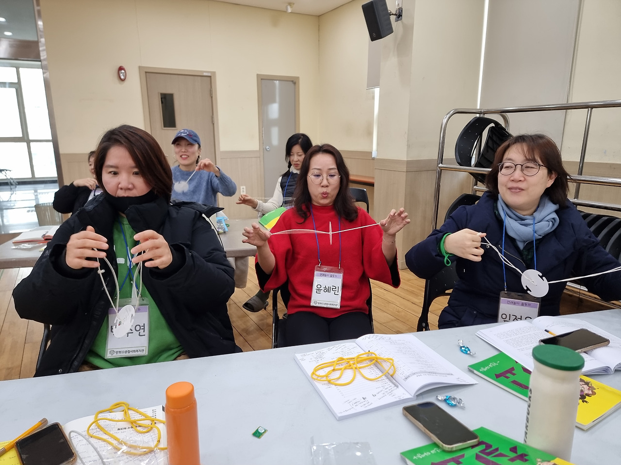 동네친구들 전래놀이 활동가 교육 4회기 쌩쌩이 공기놀이 가위바위보 긴줄넘기 8자놀이 달팽이놀이 떡장수 놀이