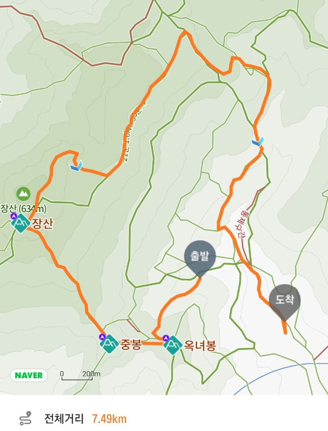 경남등산 부산등산 부산 대천공원 옥녀봉 중봉 장산 등산 코스 완등