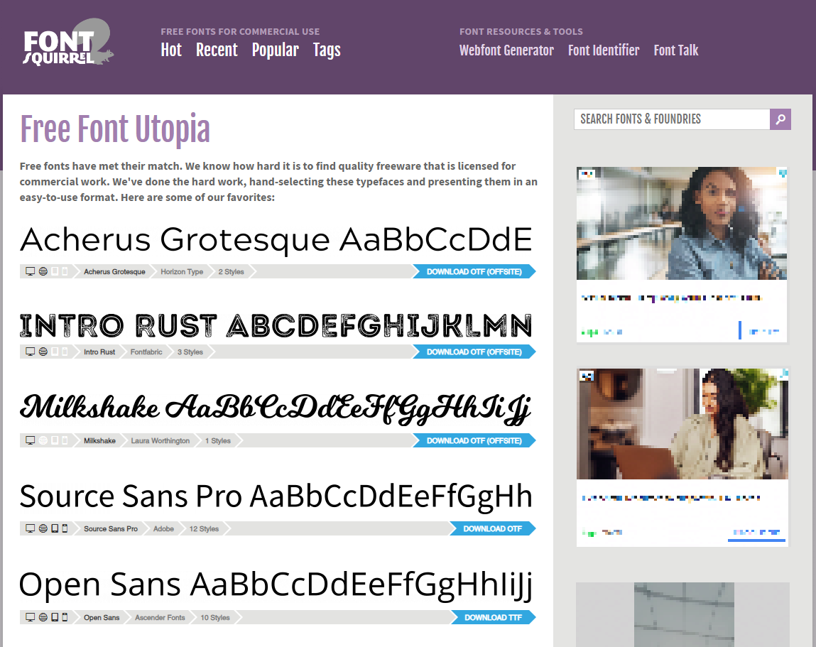 무료 영어 폰트 사이트 BEST 5