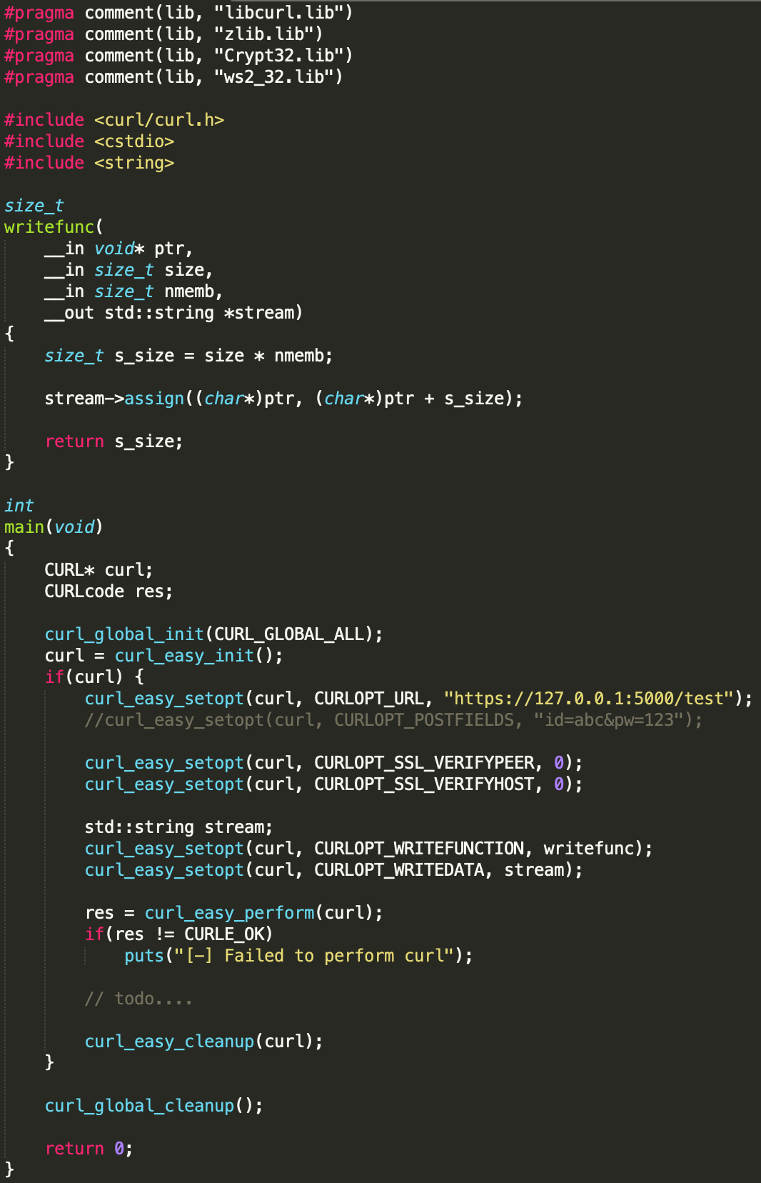[libcurl] libcurl API 목록 - Trillion