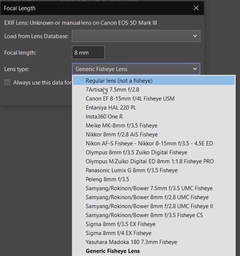 HDRI의 표준(?) 프로그램 PTGUI