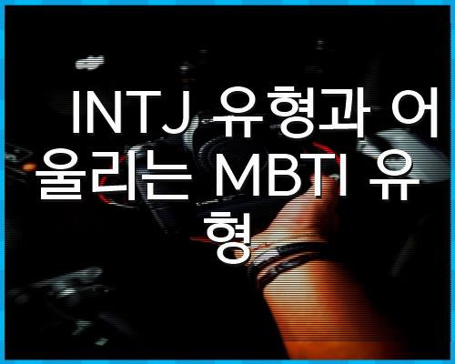 Intj 유형과 어울리는 Mbti 유형