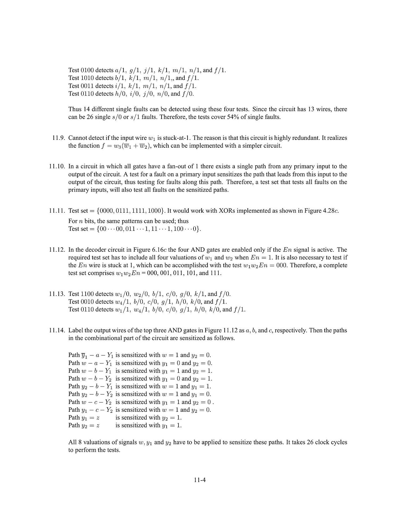 Solution manual to Fundamentals of digital logic with verilog design (Chapter 11)