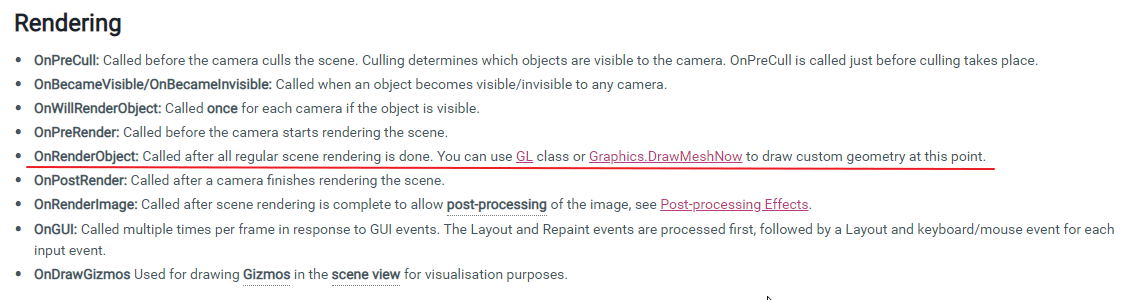 Unity And Opengl How To Use Opengl In Unity 유니티에서 격자 Grid 그리기