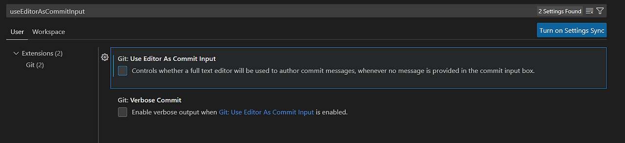 [git] vscode에서 커밋 시 COMMIT_EDITMSG 열릴 때 : 해결 방법