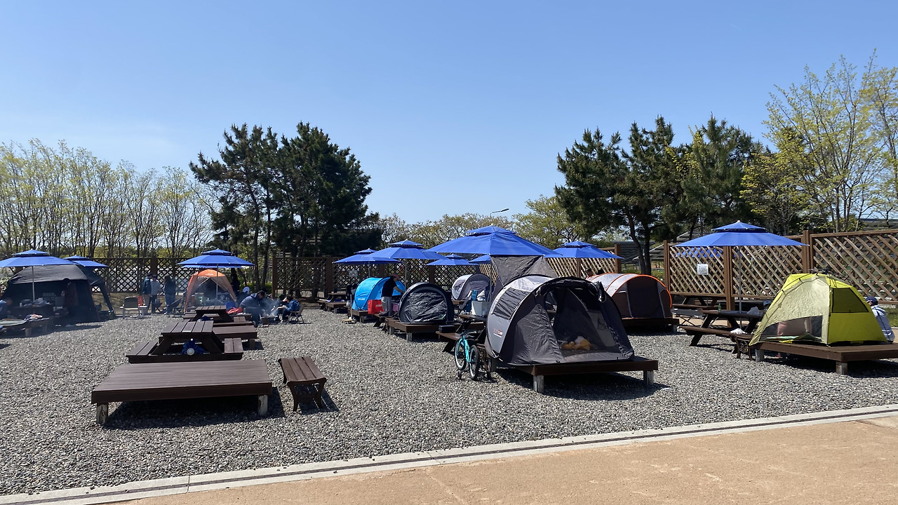 인천 송도 스포츠파크 캠핑장 예약방법 및 2구역 9번 캠핑 후기