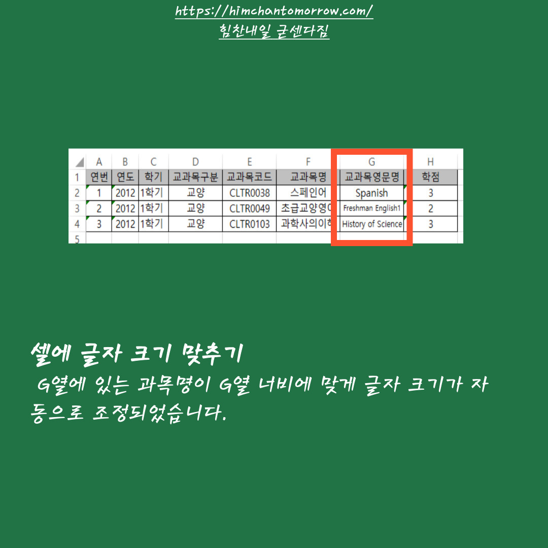 엑셀 텍스트 줄 바꾸기 한 셀에 글자 맞추기 주식종목 경제시사 보조금 Oa 노하우 창고