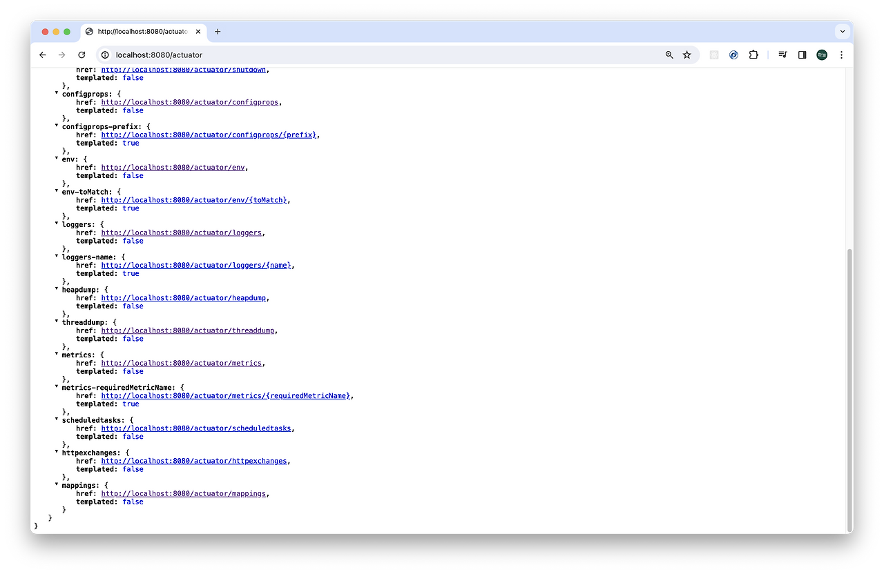 [Springboot] 액츄에이터 - httpexchanges 엔드포인트