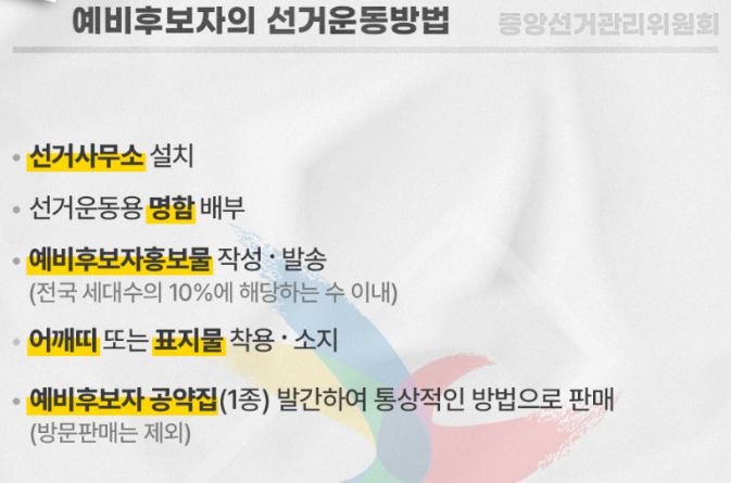 21대 대통령 선거일정 사전투표일 임기 비용 총정리