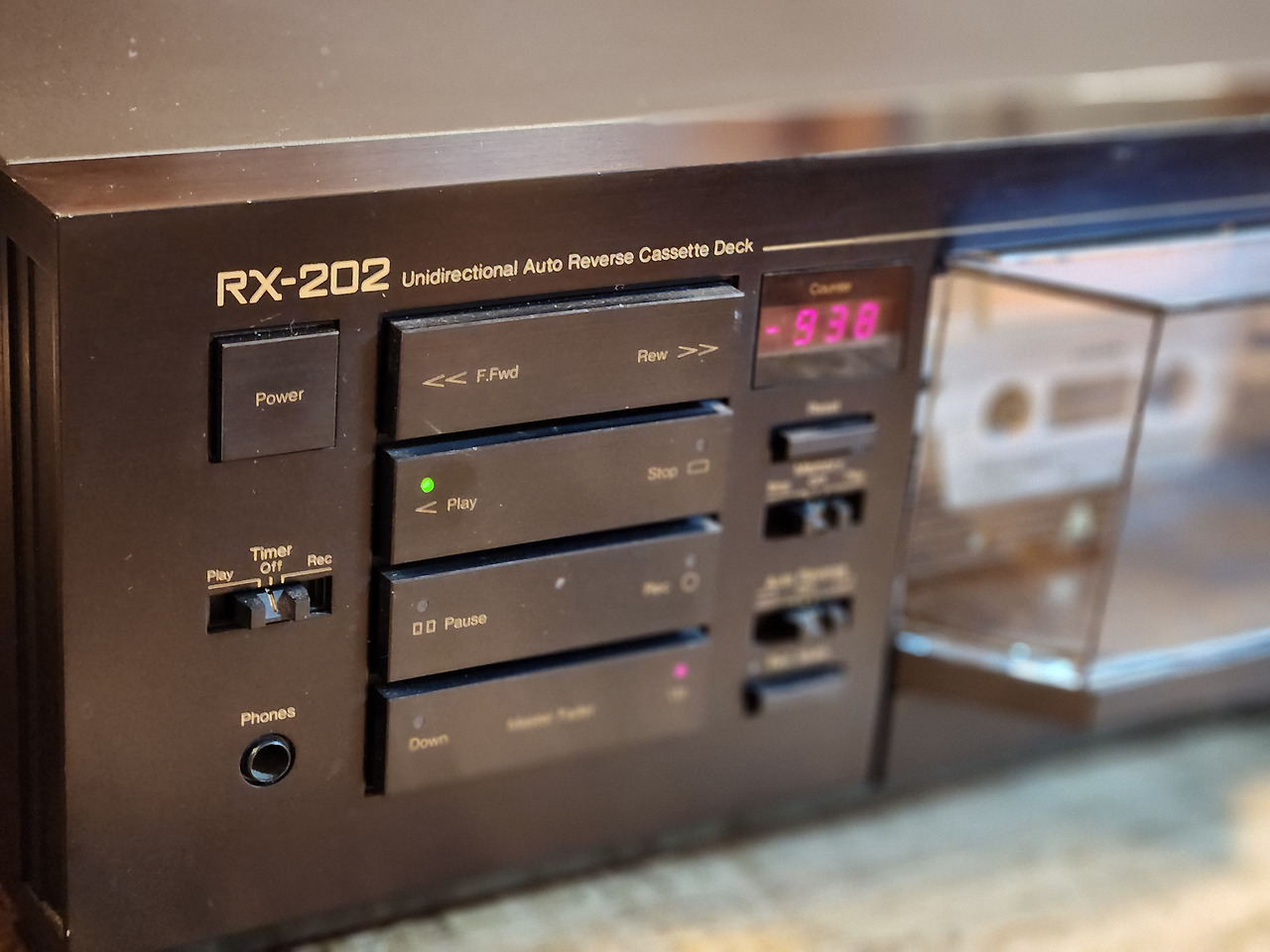 Nakamichi 나카미치 사의 RX-202 테이프 데크 플레이어 입니다-A급-