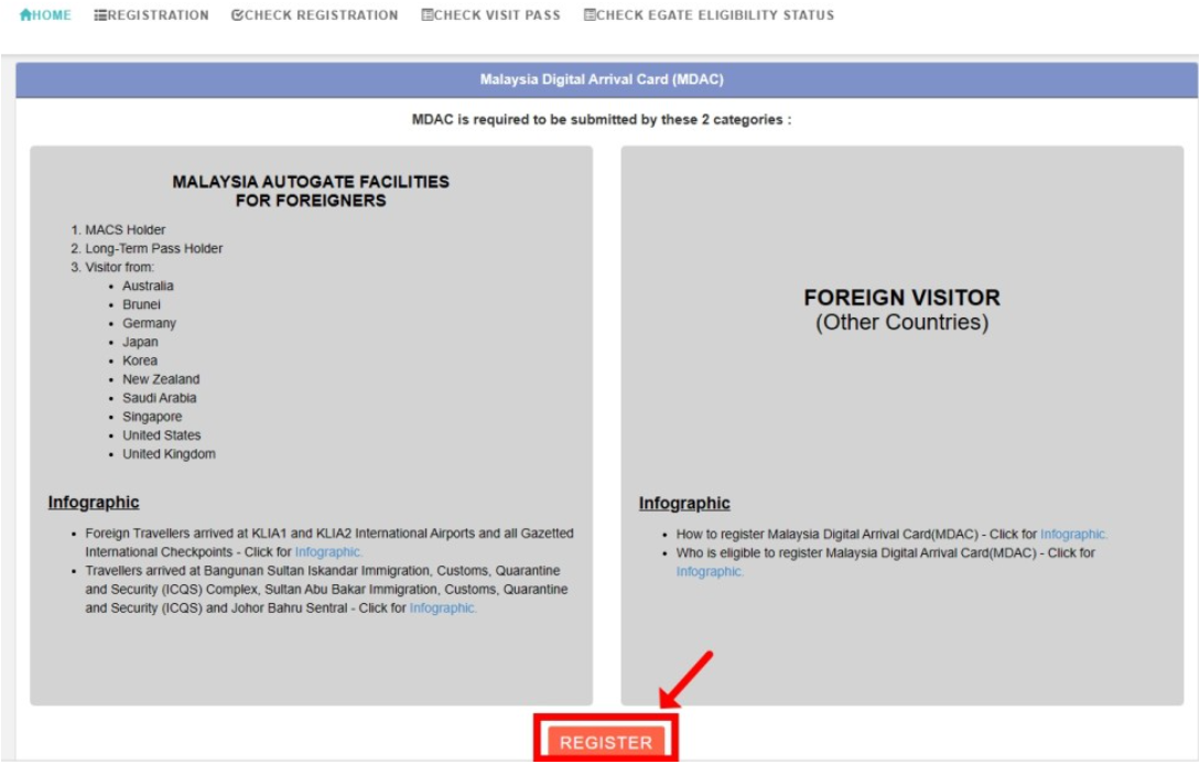 말레이시아 입국 필수 MDAC, 디지털 입국카드 작성방법