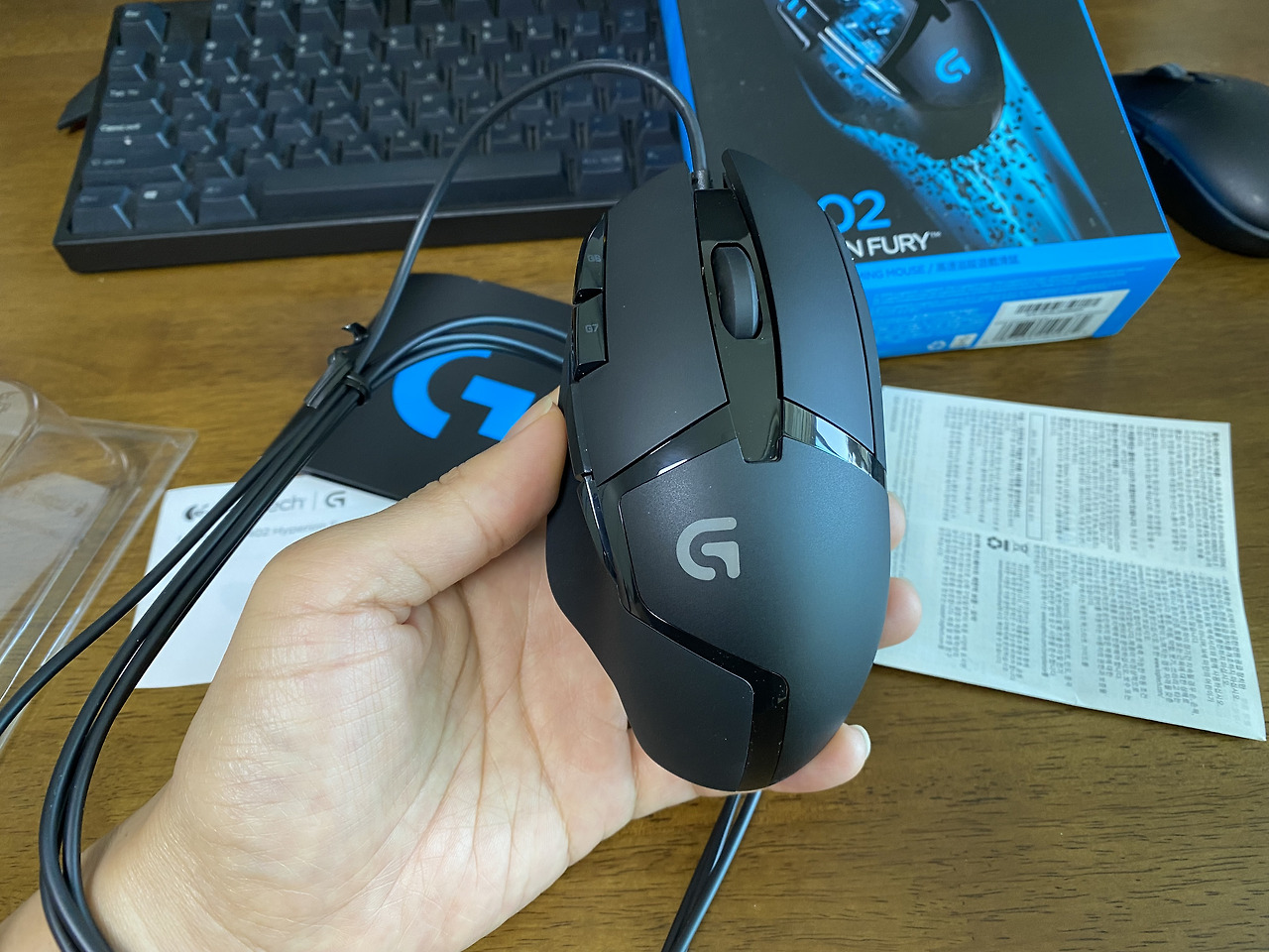 로지텍 G402 Hyperion Fury 유선 게이밍 마우스 리뷰