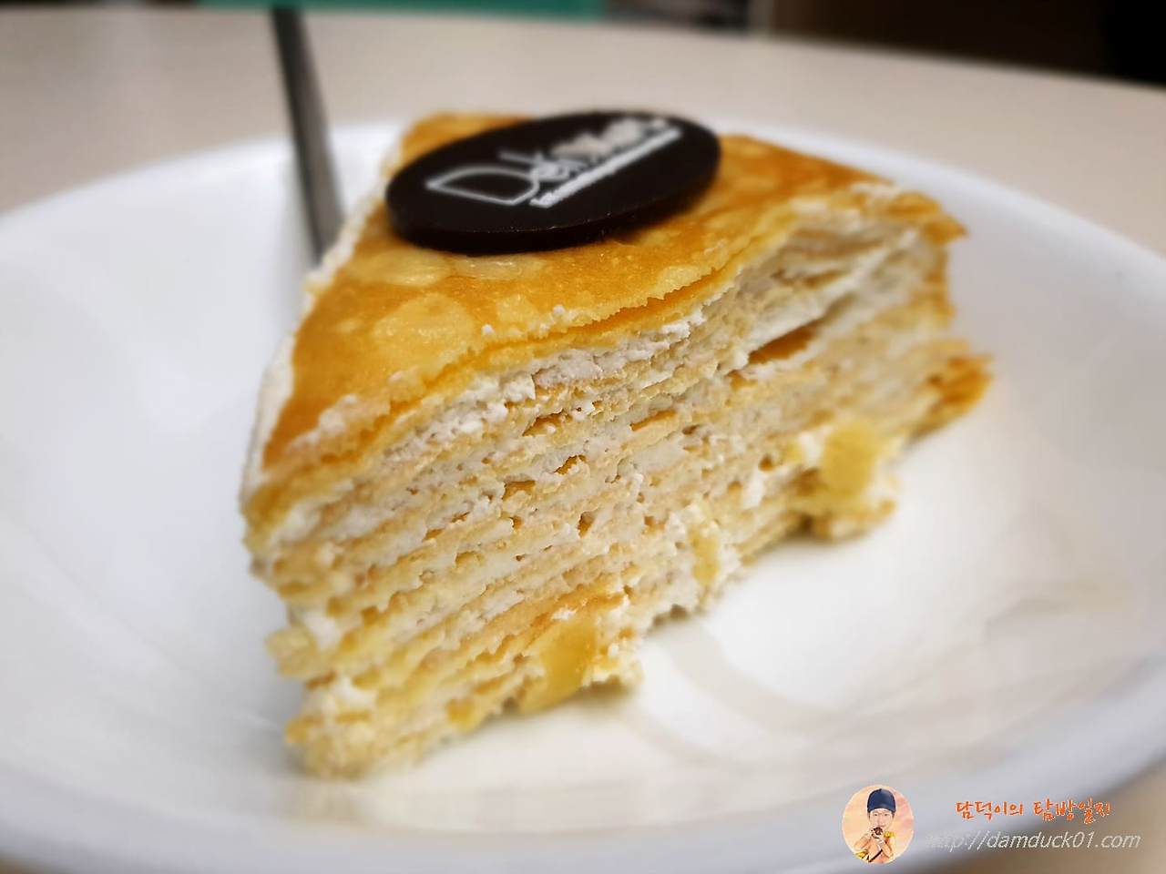 카카오톡 선물하기 밀크블라썸 크레이프 케이크