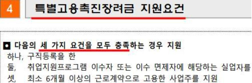 2022년 특별고용촉진 장려금 신청방법 서류 기간 해피크린