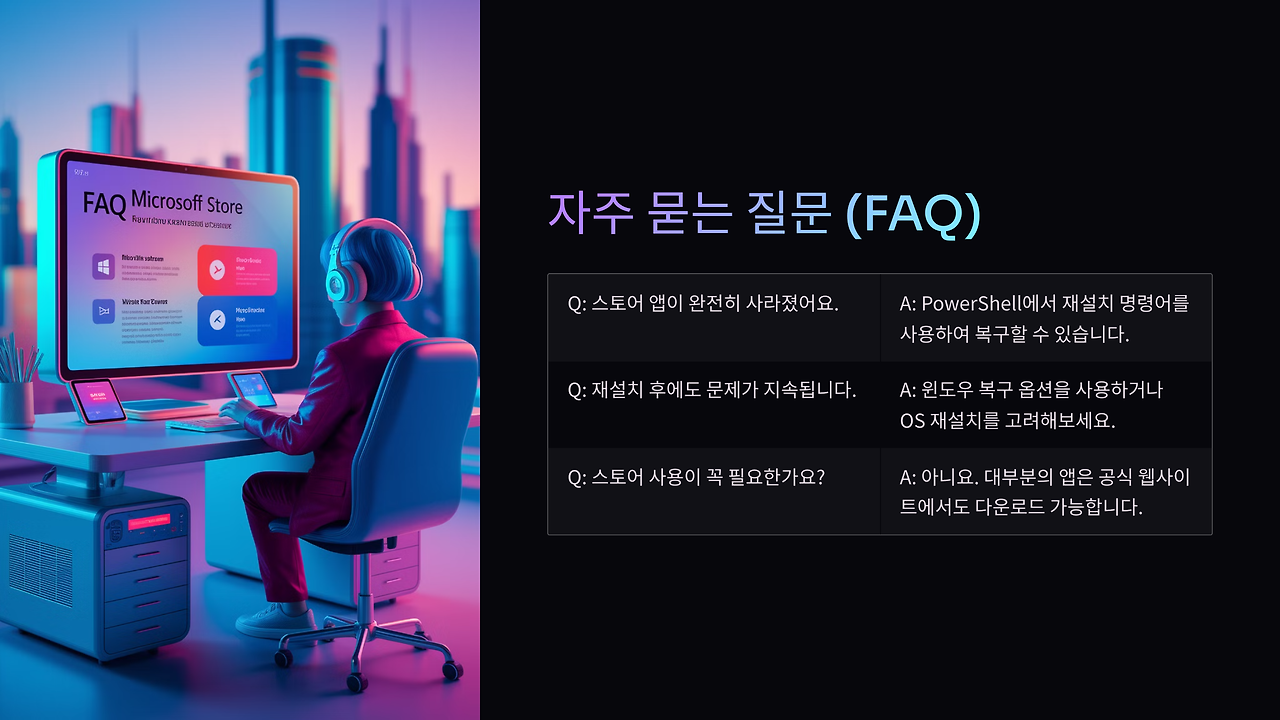 🛠️ 마이크로소프트 스토어 안 열릴 때 해결 방법 총정리 일산컴퓨터수리