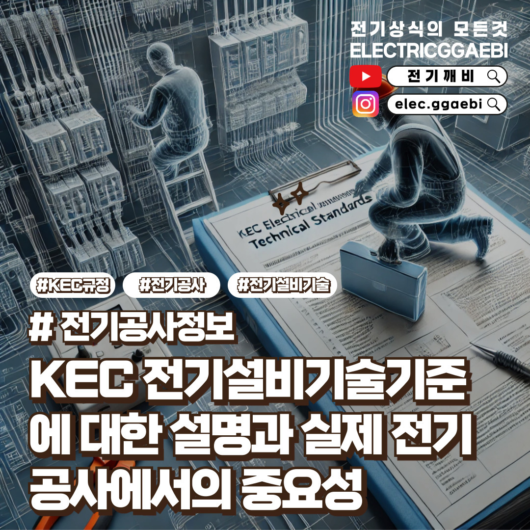 Kec 전기설비기술기준에 대한 설명과 실제 전기공사에서의 중요성