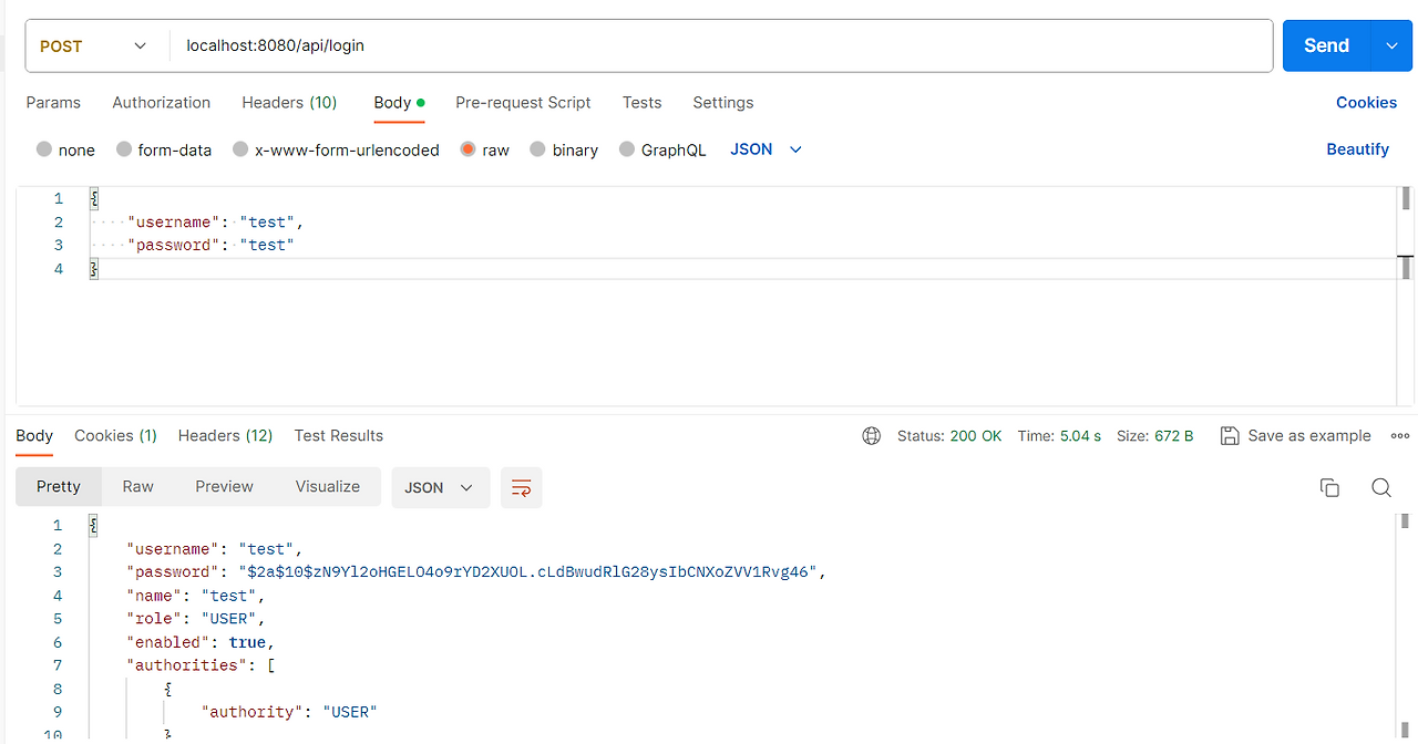 Spring Security + Spring Boot / Rest API Login 구현