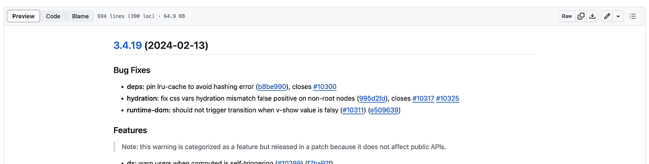 Vue 3.4 변경점 파헤치기 :: Mong dev blog