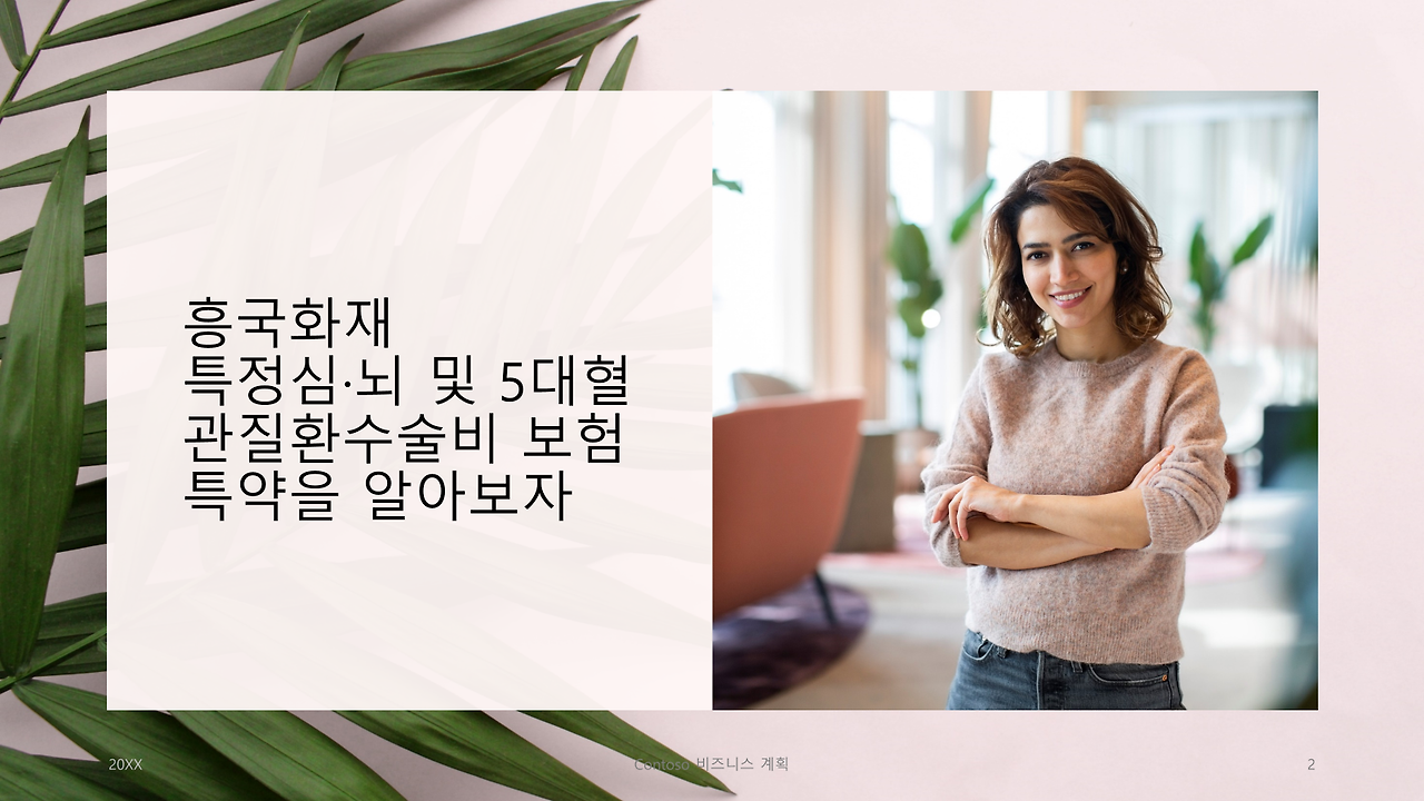 흥국화재 특정심·뇌 및 5대혈관질환수술비 보험 특약을 알아보자