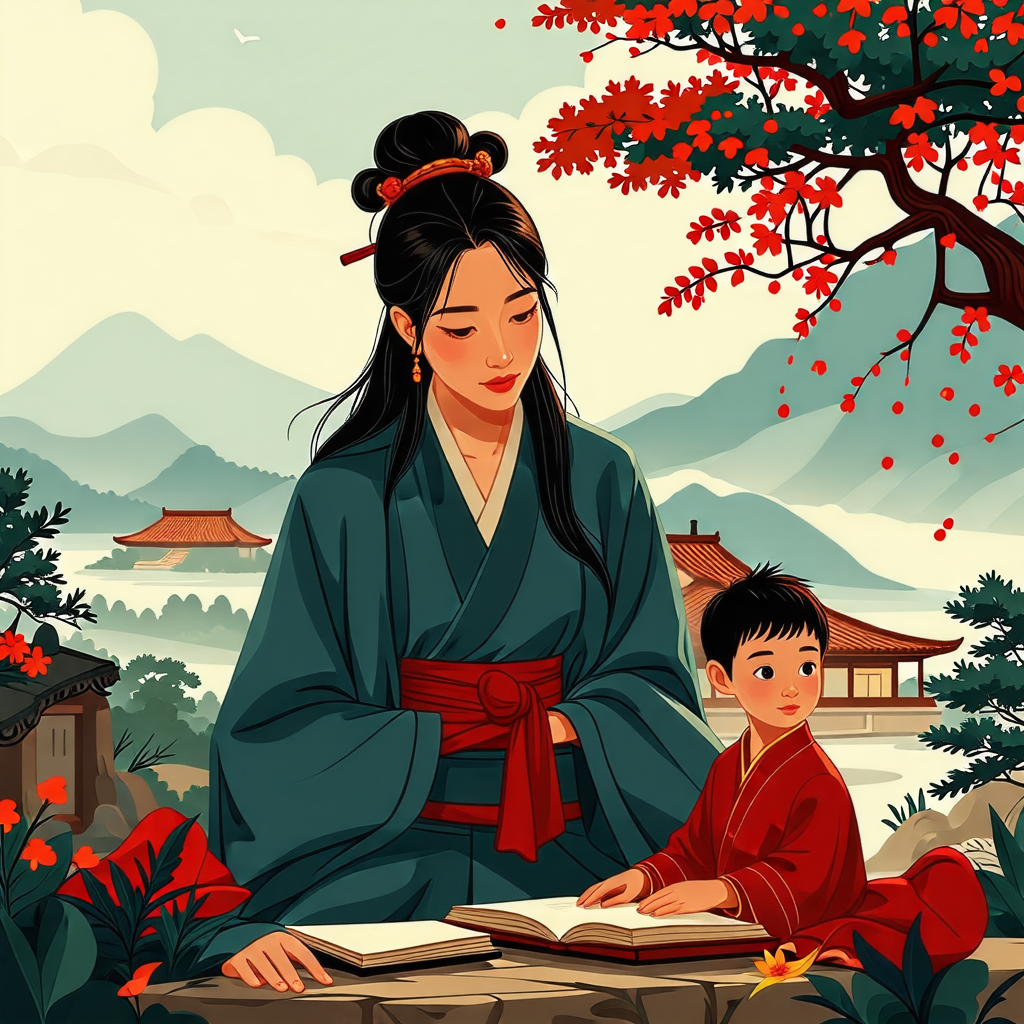 Vol2 오늘의 이야기 한자 맹모삼천지교 孟母三遷之敎