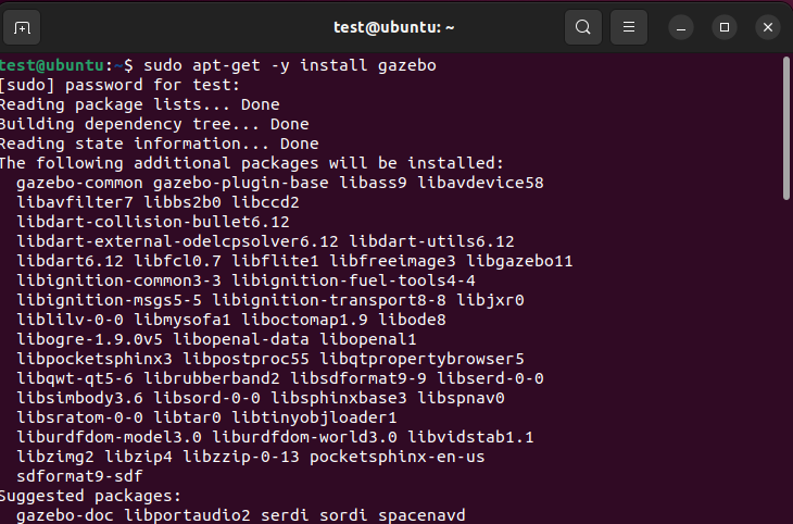 우분투 리눅스(Ubuntu Linux) 22.04에 Gazebo 설치하는 방법 - 츄르 사려고 코딩하는 집사