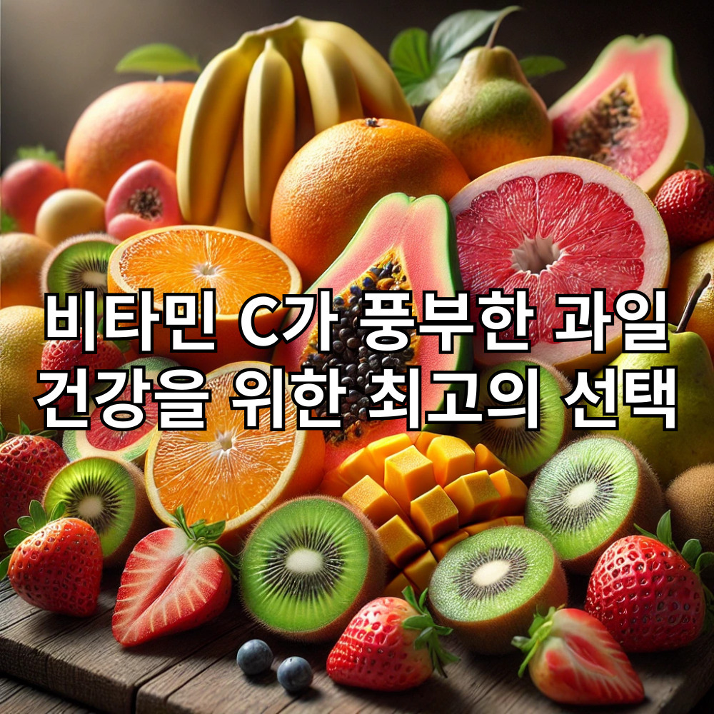 비타민 C가 풍부한 과일 건강을 위한 최고의 선택