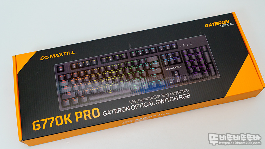 맥스틸 MAXTILL GM-G770K PRO 광축 기계식 키보드