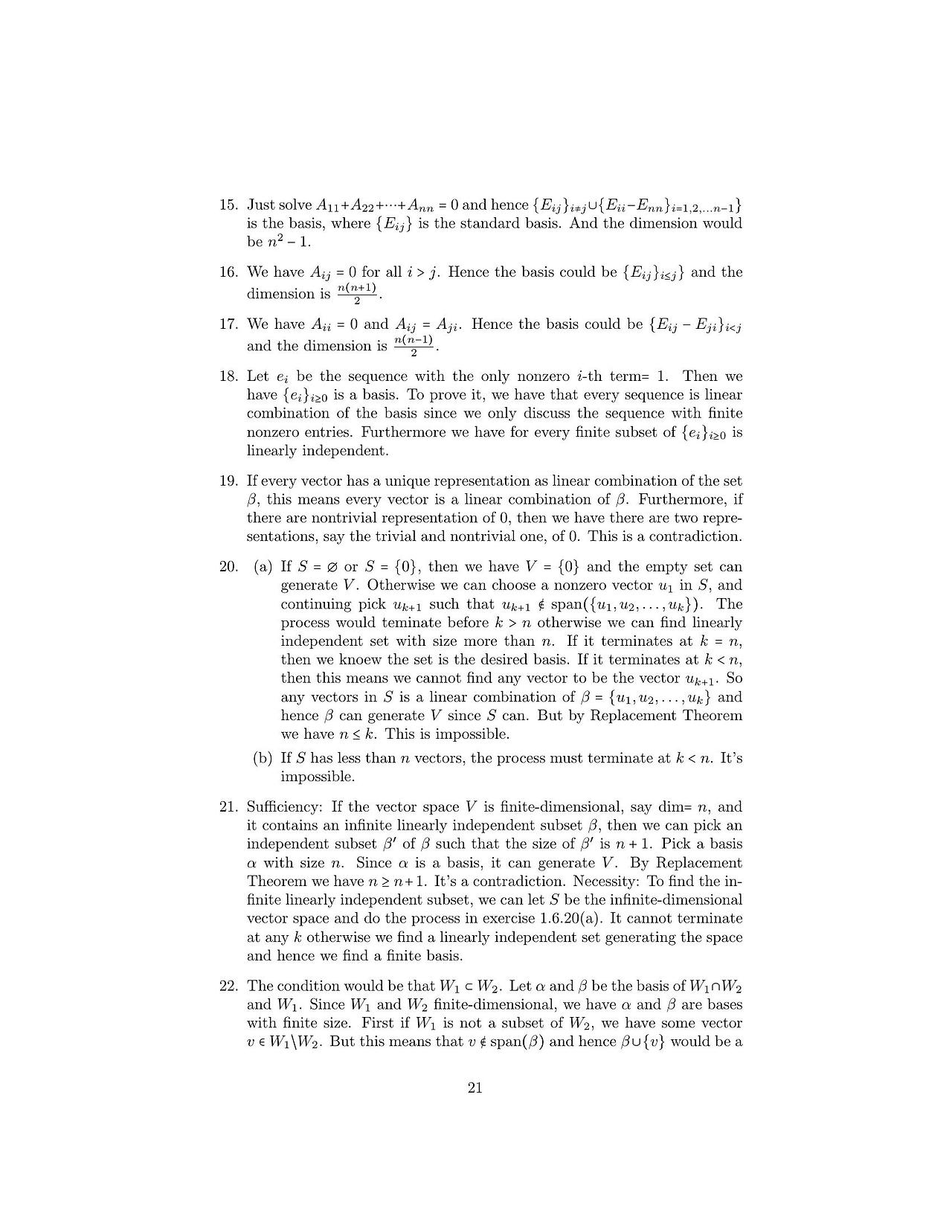 Solutions to Linear Algebra, Stephen H. Friedberg, Fourth Edition ...