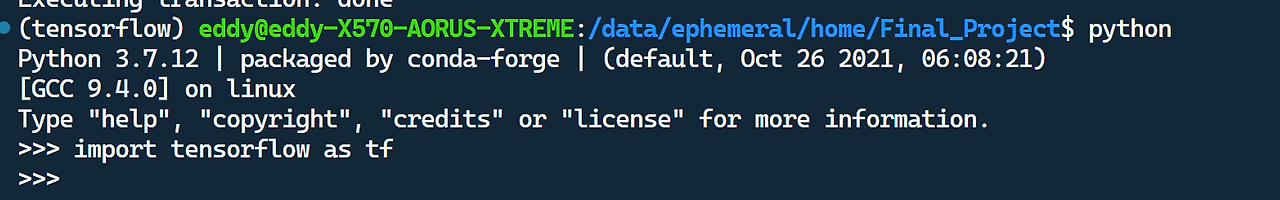 Tensorflow 1.x 버전 설치하기. feat conda