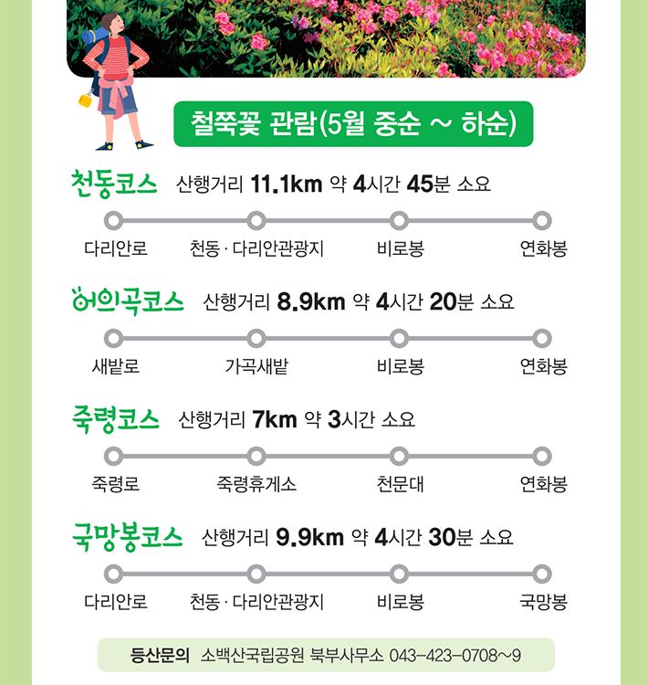 제40회 단양 소백산 철쭉축제 등산코스 사투리경연대회