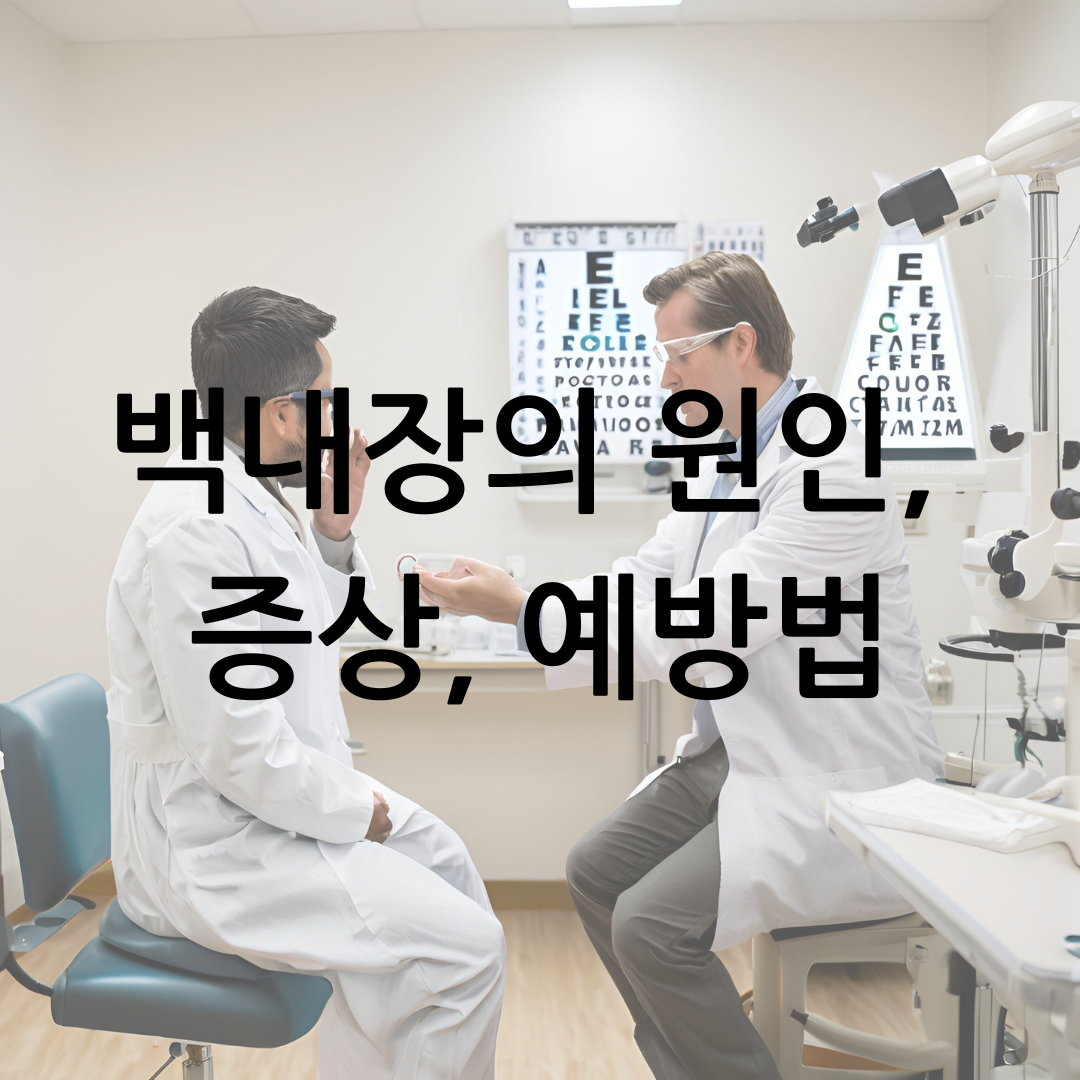 흐려지는 시야 백내장의 모든 것 원인 증상 예방법