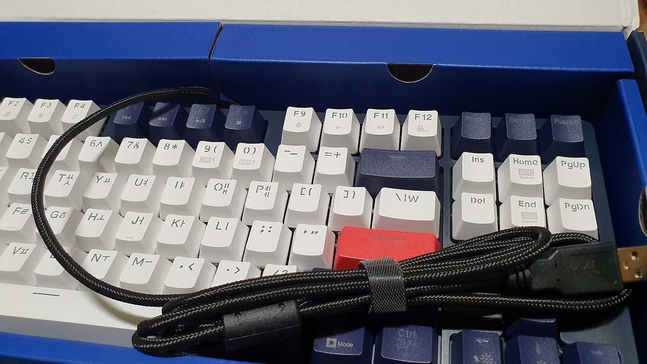 앱코 텐키리스 LED 기계식 키보드 사용후기 - K611 V1