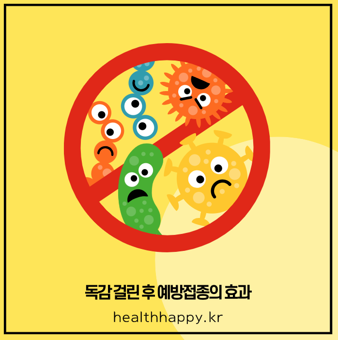 독감 걸린 후 예방접종 언제 맞아야 할까 Feat 효과는 있을까
