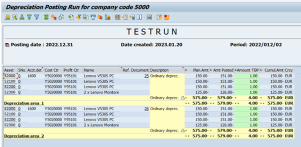 SAP 고정자산 잔존가액이 0이 된 경우 - 원인과 해결방안