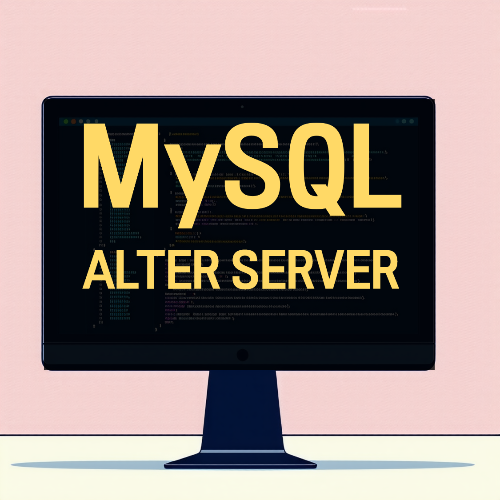 [MySQL] ALTER SERVER 완벽 가이드 사용법(원격 데이터 소스 수정)