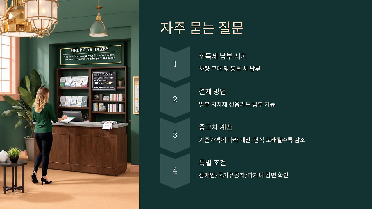 자동차 취득세 완벽 정리 계산법부터 감면 혜택까지 한눈에 최신 업데이트