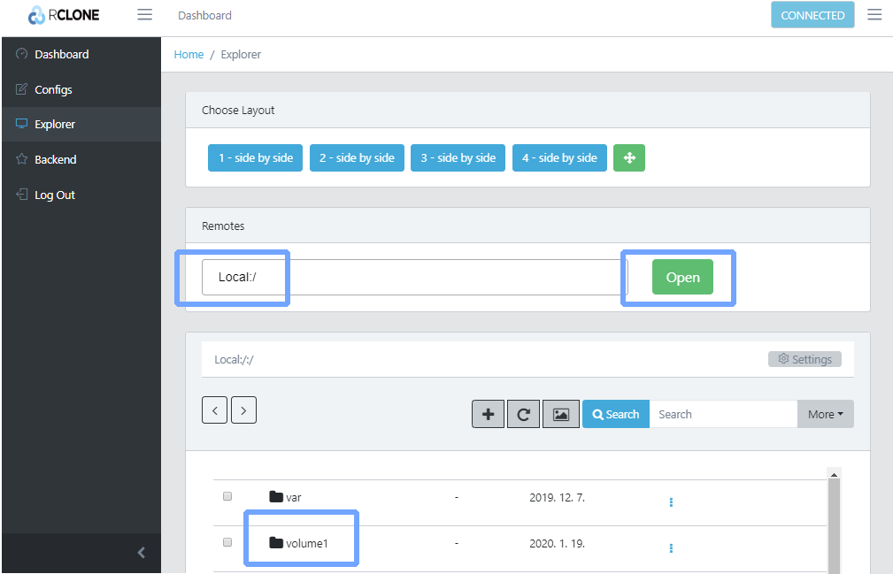 Rclone remote control :: Inside 3D